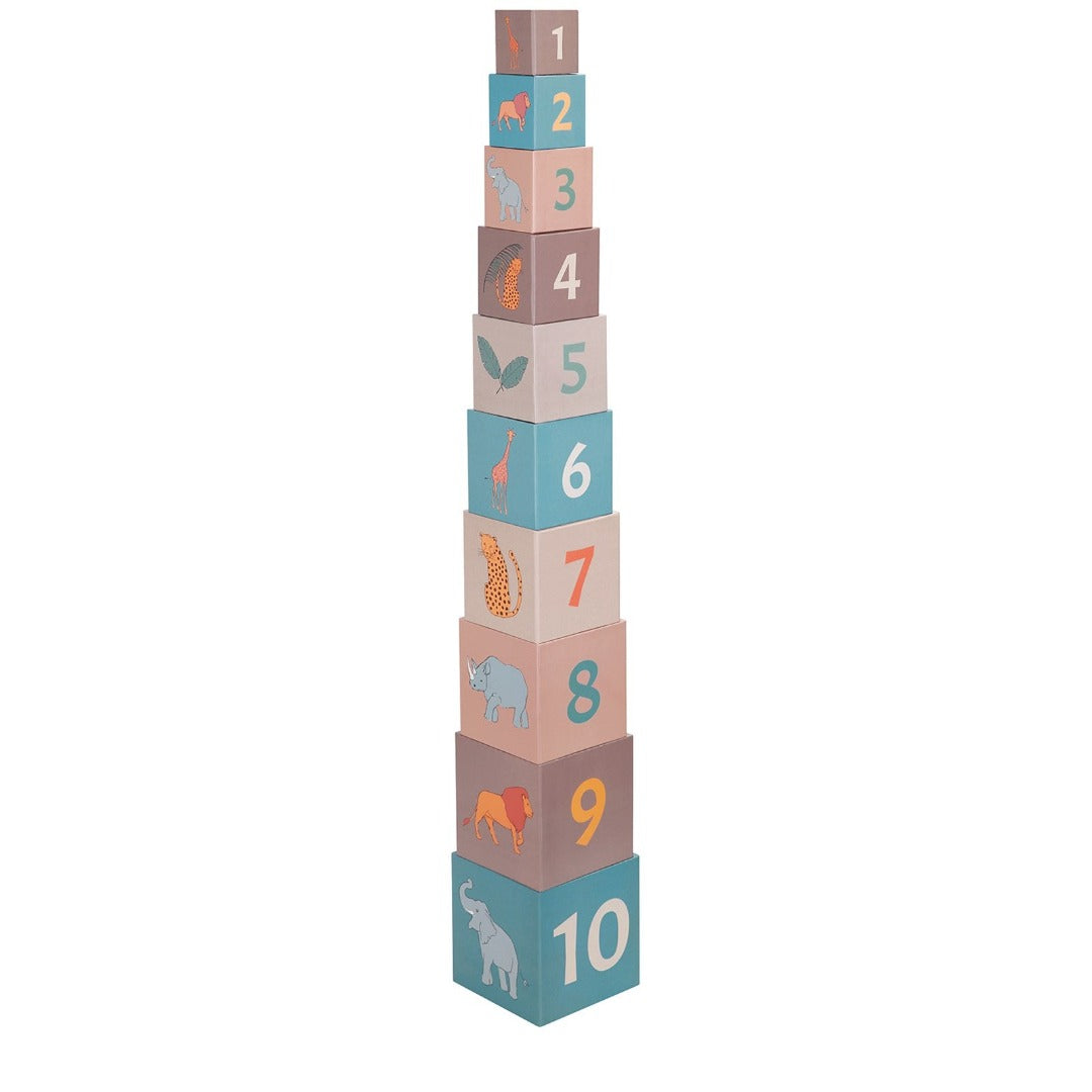 Wild Animals Stacking Cubes – Patootie Cutie